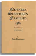 Notable Southern Families. Volume III - Genealogical.com