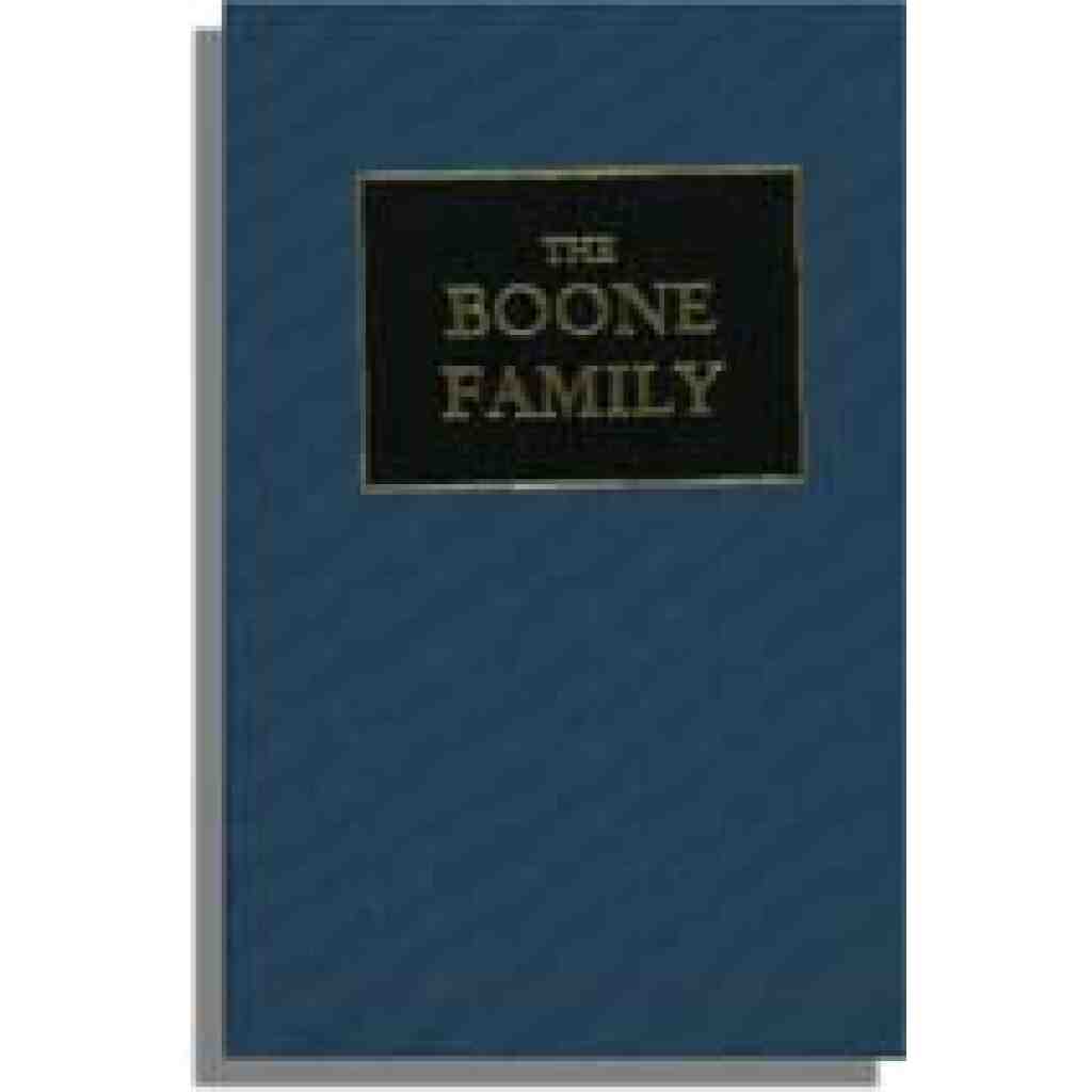 The Boone Family - Genealogical.com